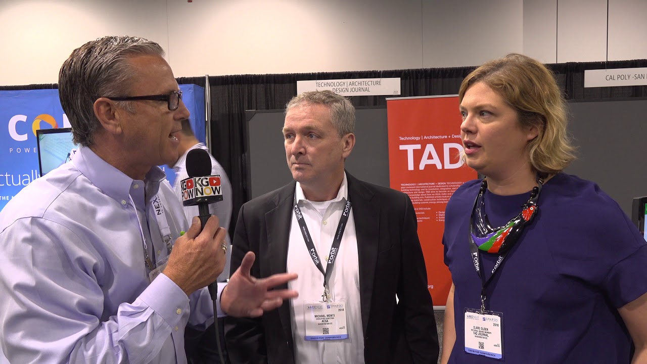 Michael Monti & Clare Olsen Introduce TAD Journal Technology | Architecture + Design at SPAR 3D and