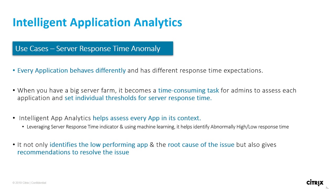 Citrix Application Delivery Management (ADM) - Intelligent Application Analytics