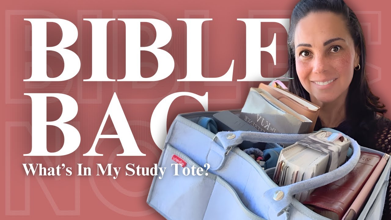 What I would add to my study bag as a beginner in Bible Journaling and Bible Study. 