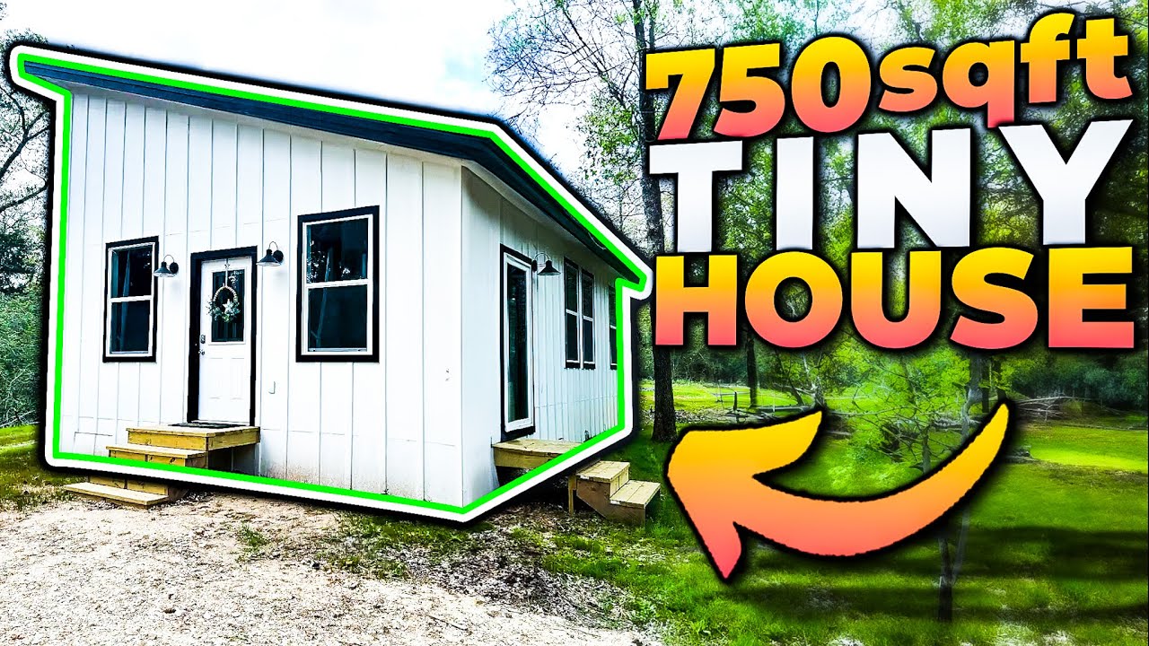 Could You Live in THIS Tiny House in the Woods?  //  Tiny Home Tour