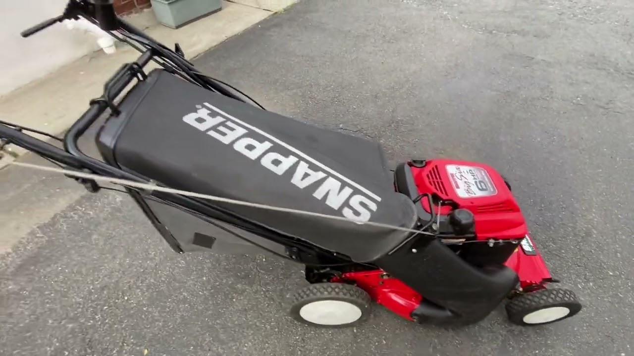 Snapper mower Big Six with Electric start!