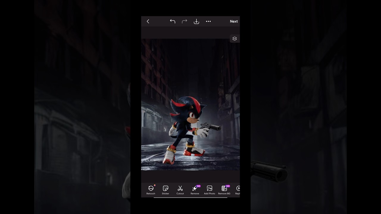 Making a Shadow tv show poster #sonicmovie3 #shadowthehedgehog #sonicthehegdehog