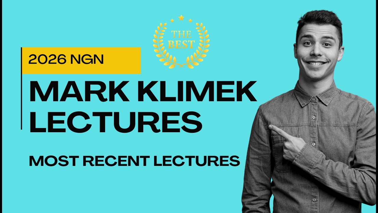 Mark Klimek Lecture 1~12 – Prioritization & Delegation (Must-Know NCLEX Strategy)