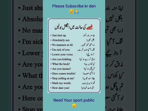 English Words with Urdu translate Vocabulary #subscribe #englishlanguage #english #english