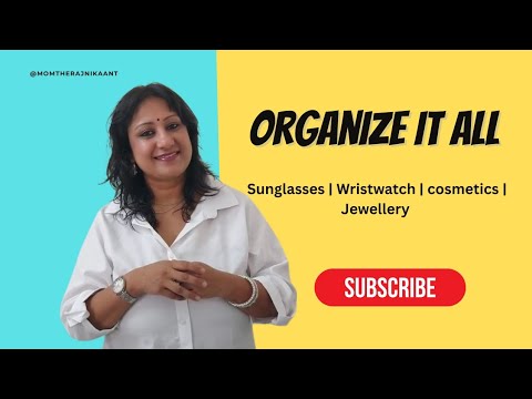 “No more mess ! Smart organizers that make your mornings easier” @Momtherajnikaant
