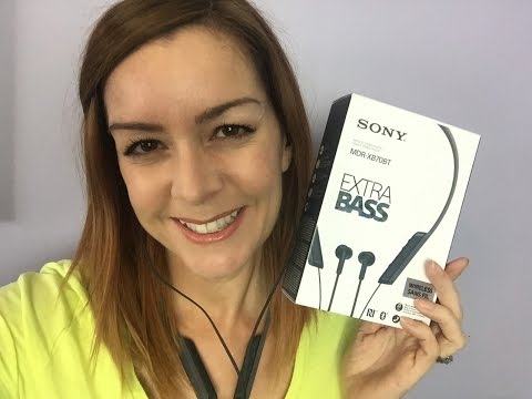 Sony XB70 Extra Bass Wireless Sports Headphones Blogger Review