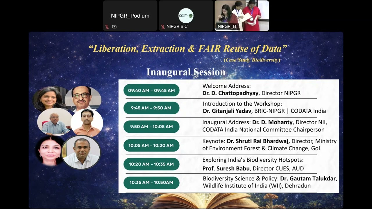 Introduction to CODATA India Hands-on Workshop on “Liberation, Extraction & FAIR Reuse of Data”
