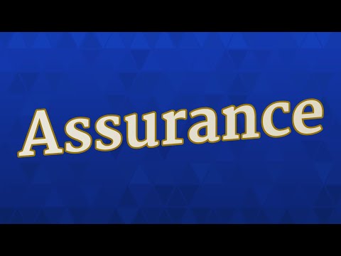 ASSURANCE pronunciation • How to pronounce ASSURANCE