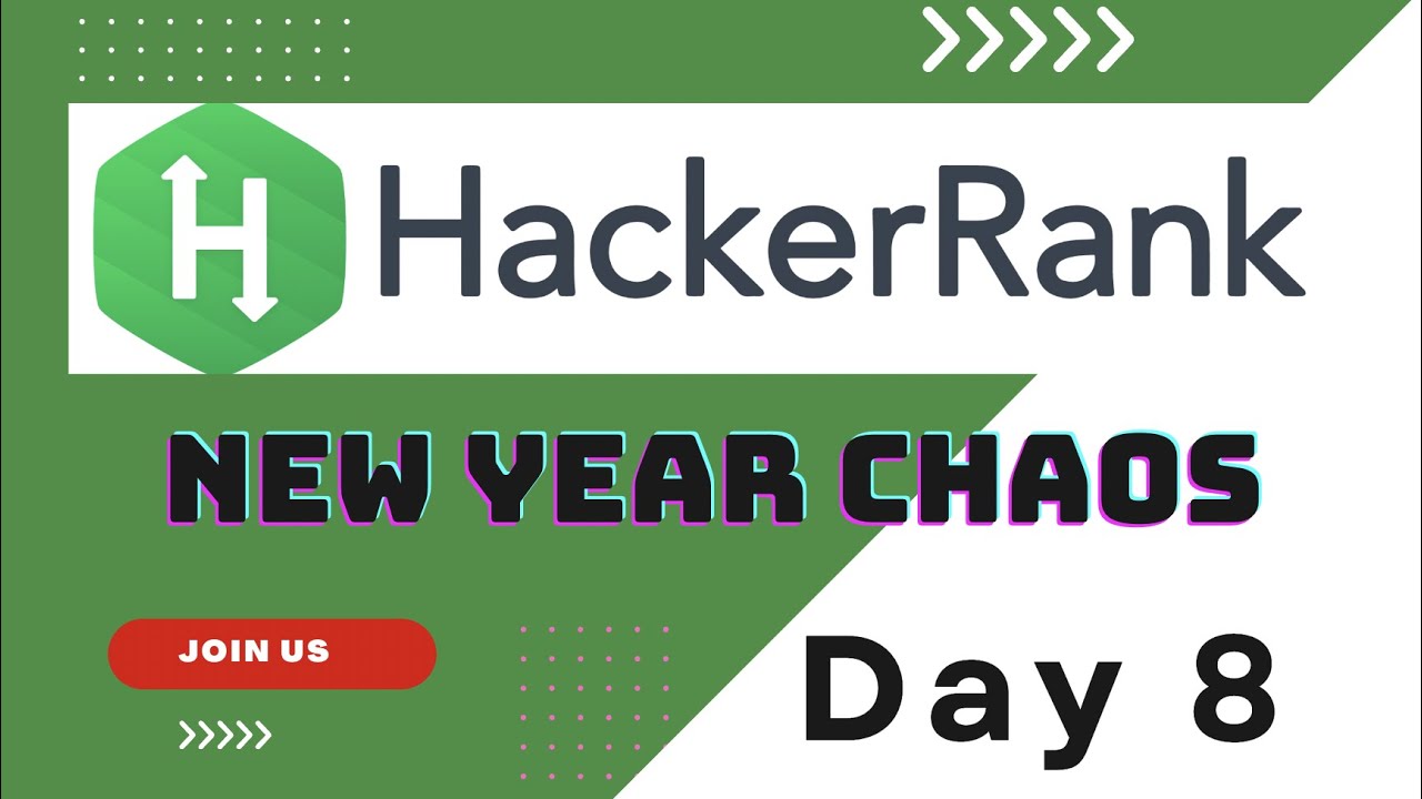 New Year Chaos in Array - Interview Preparation Kit on DSA | HackerRank