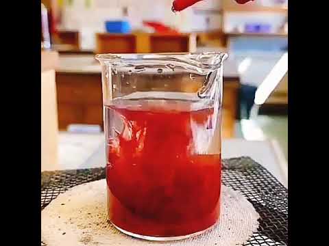 when potassium chromate solution is added to Silver nitrate.