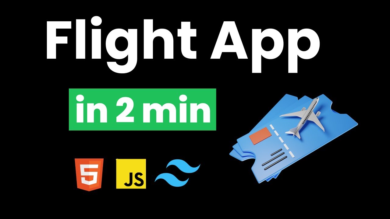 I CREATE FLIGHT BOOKING APP IN 2 MIN USING JAVASCRIPT & JAVASCRIPT PROJECTS & JS PRACTICE PROJECTS