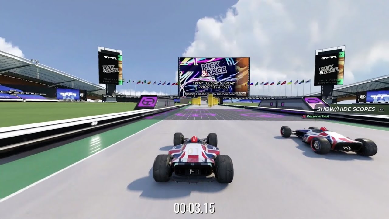 Trackmania (PS5) start