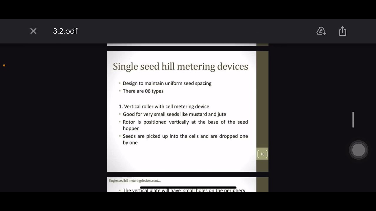 AI -3501 Unit -3.2 Seed Metering Devices