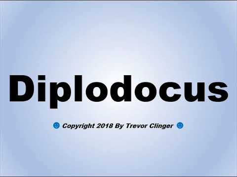 How To Pronounce Diplodocus