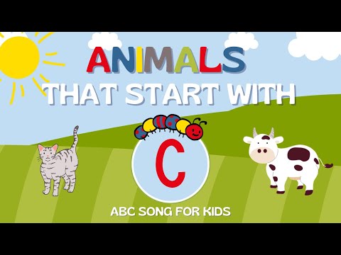 Animals That Start with C Song for Kids | ABC Animal Songs