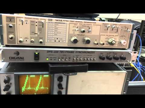 Tektronix 147A Test Generator, DPS-220 TBC and Electronic Visuals EV4061 Walkthrough