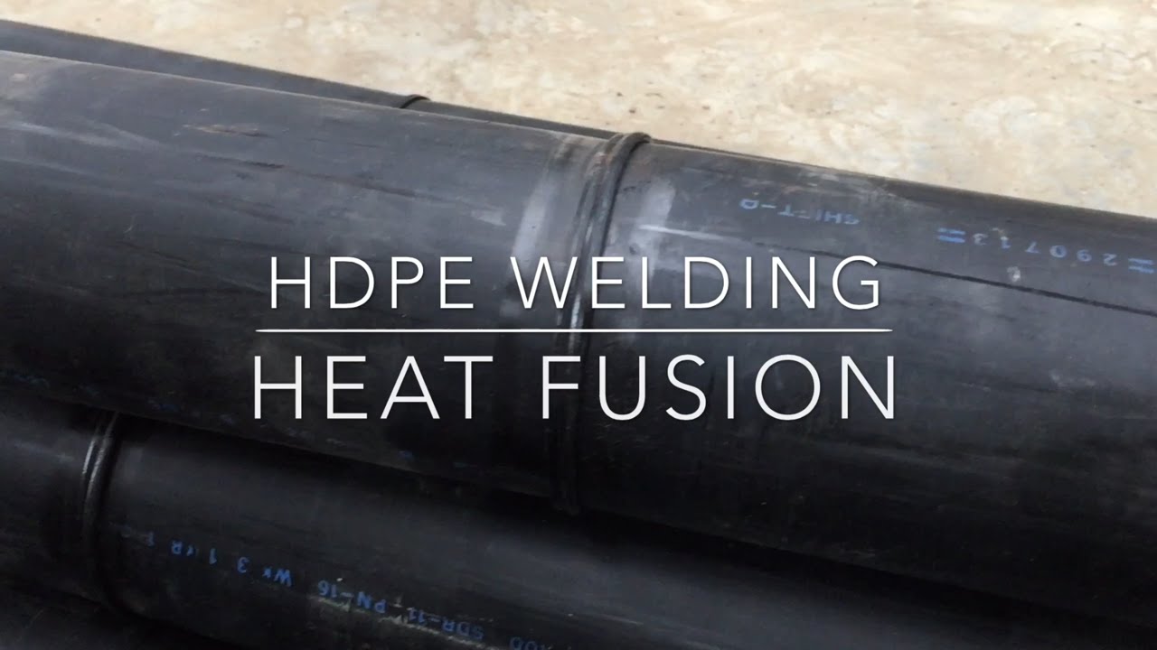 HDPE pipe welding using Heat Fusion