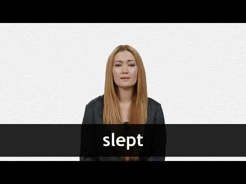 SLEPT definición y significado | Diccionario Inglés Collins