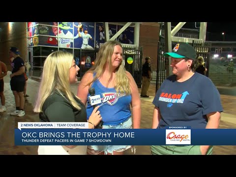 2 News crews in Tulsa and Oklahoma City speak with Thunder fans following the Championship win