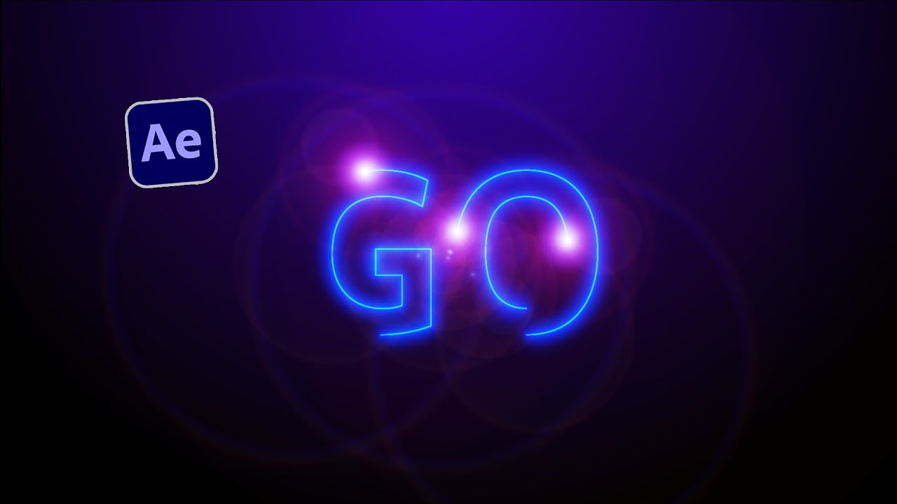 Create LIGHT STROKE Motion Graphics in After Effects - NO PLUGIN