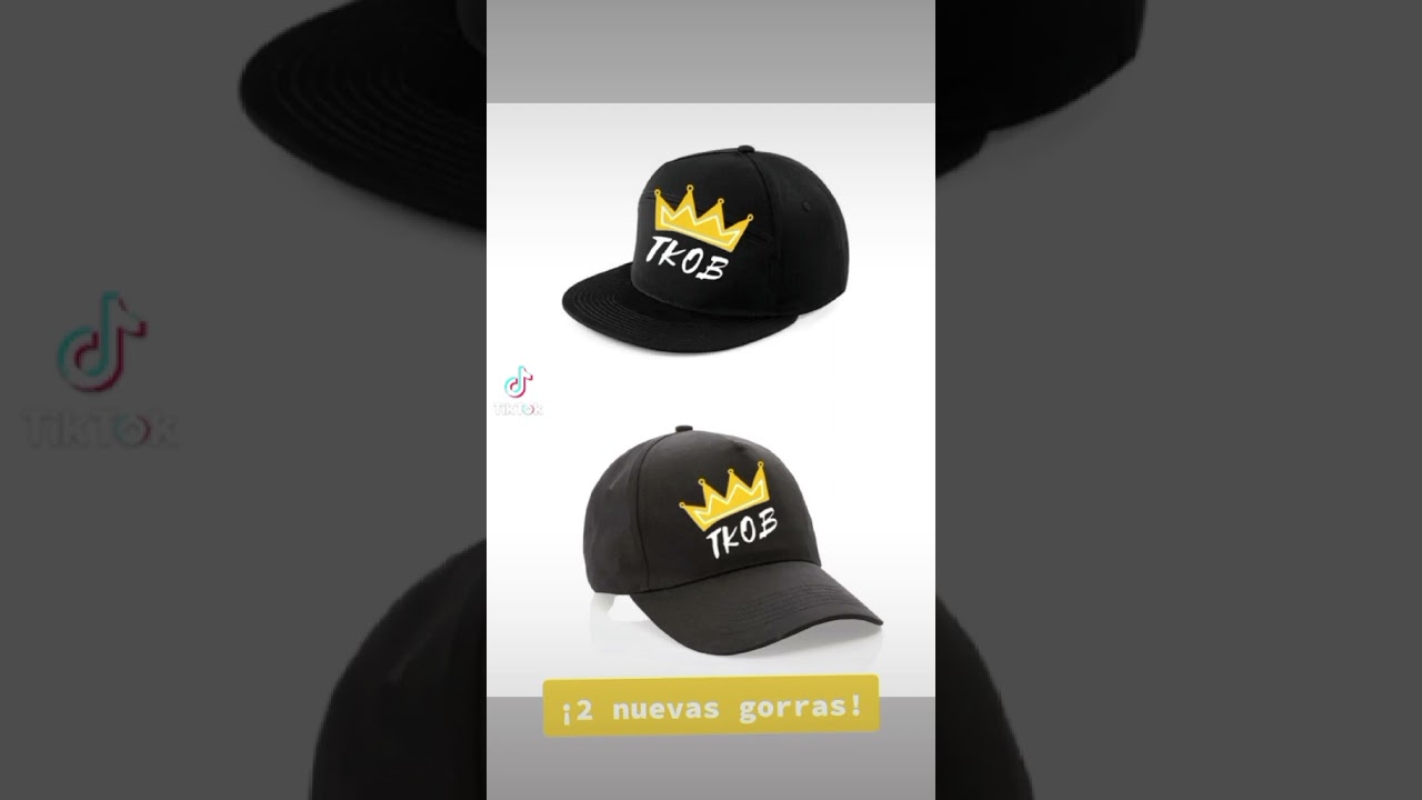 Nuevas gorras negras - TKOB