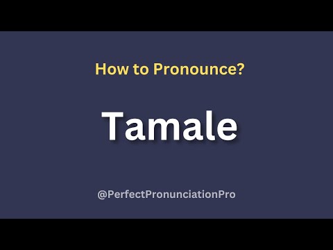 How to Pronounce Tamale? Definition of Tamale.