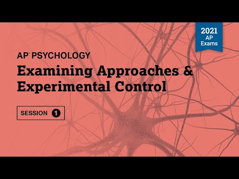 2021 Live Review 1 | AP Psychology | Examining Approaches & Experimental Control