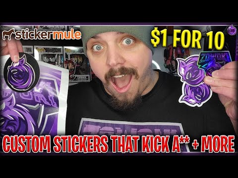 Sticker Mule | BEST WEBSITE for Custom Die Cut Stickers + TONS MORE | Get Yourself A $10 Credit!
