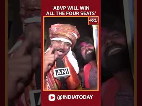 JNU Student: ABVP Will Win All The Four Seats| #jnu #jnustudents #jnuelections2025 #indiatoday #news