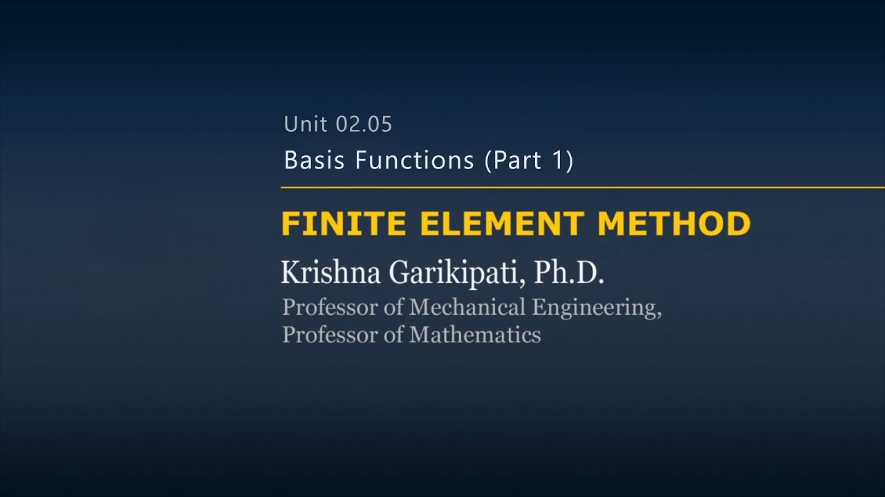 Basis Functions - Lesson 4 - Part 1