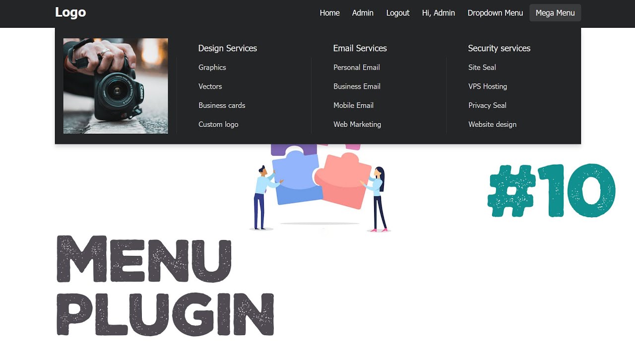 Menu plugin for thunderPHP Framework #10 | Final video | Quick programming tutorial