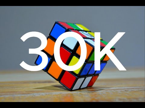 I SOLVED A RUBIK'S CUBE 30000 TIMES