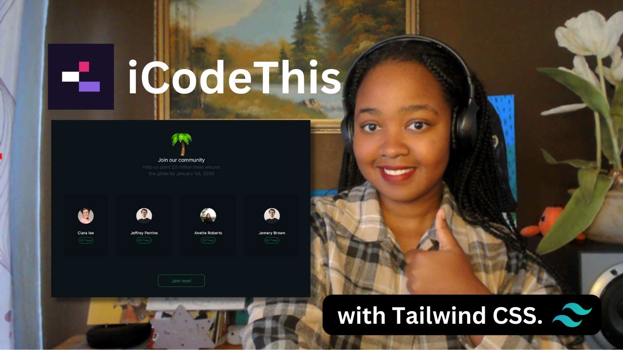 Tailwind CSS Project, No JavaScript | iCodeThis Challenge