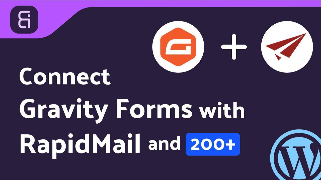 Integrating Gravity Forms with RapidMail Using Bit Integrations Plugin