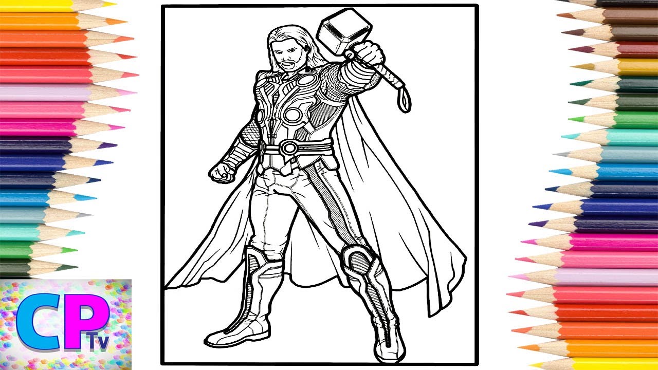Thor Coloring Pages/Thor Marvel/Disfigure - Blank/Exit Friendzone ft. Eden - Iris [NCS Release]
