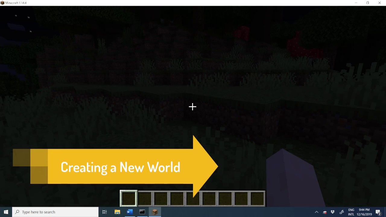 Learn Python with Minecraft - Part 1: Setting Up the Environment - Step 6: Creating a New World