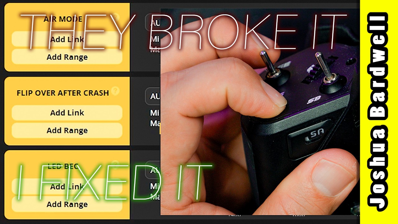 Betaflight 2025.12 Broke Turtle Mode. I Fixed It.