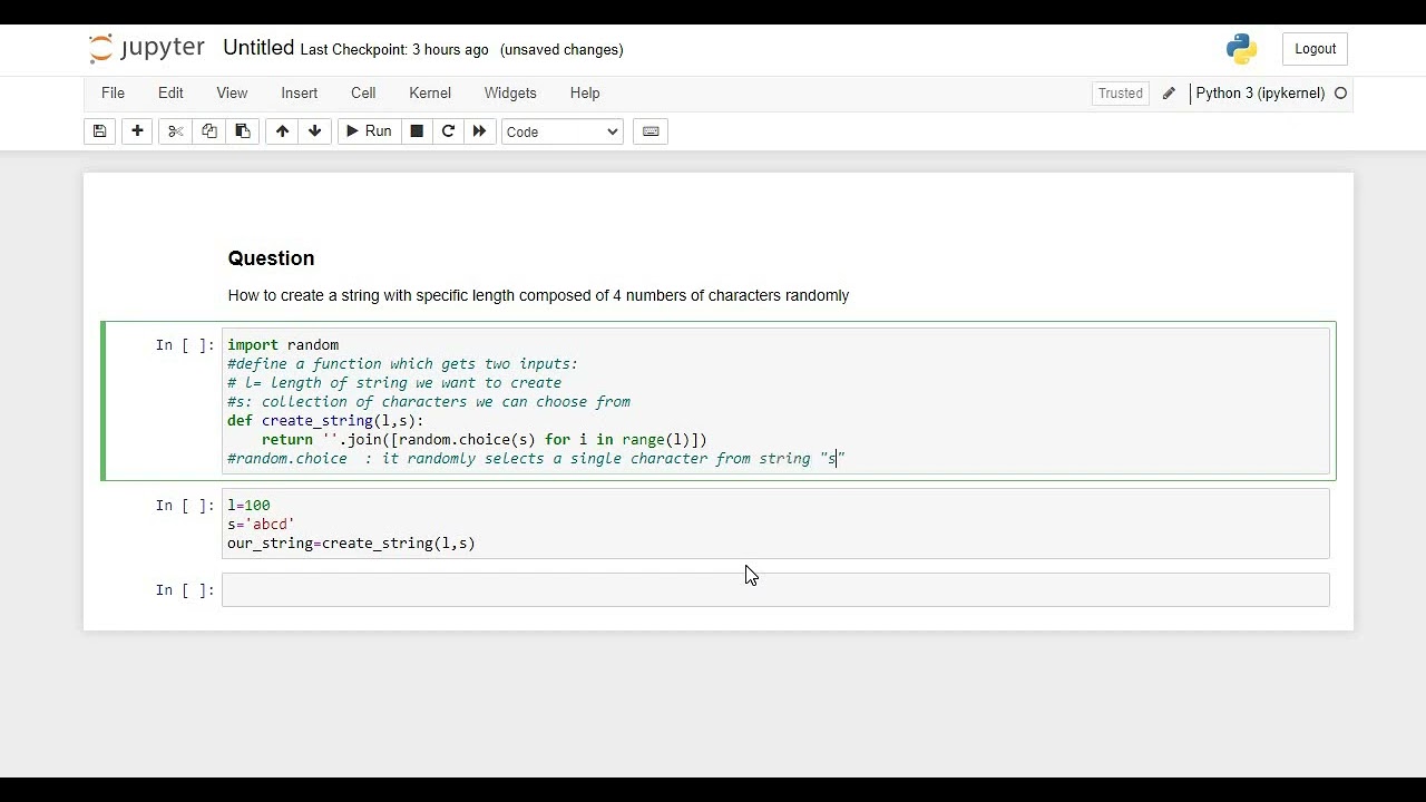 Create a string of specific length from 4 characters randomly in python