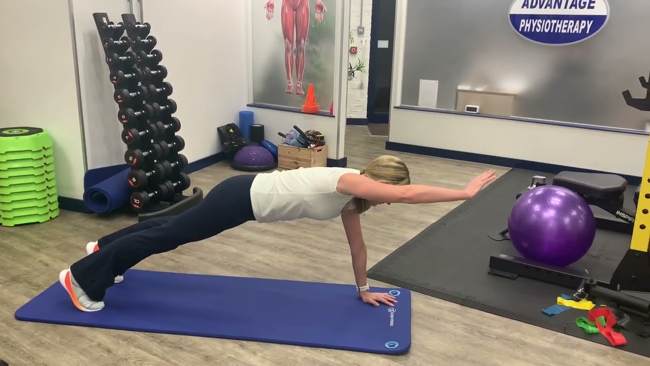 Arms only Superman in High Plank