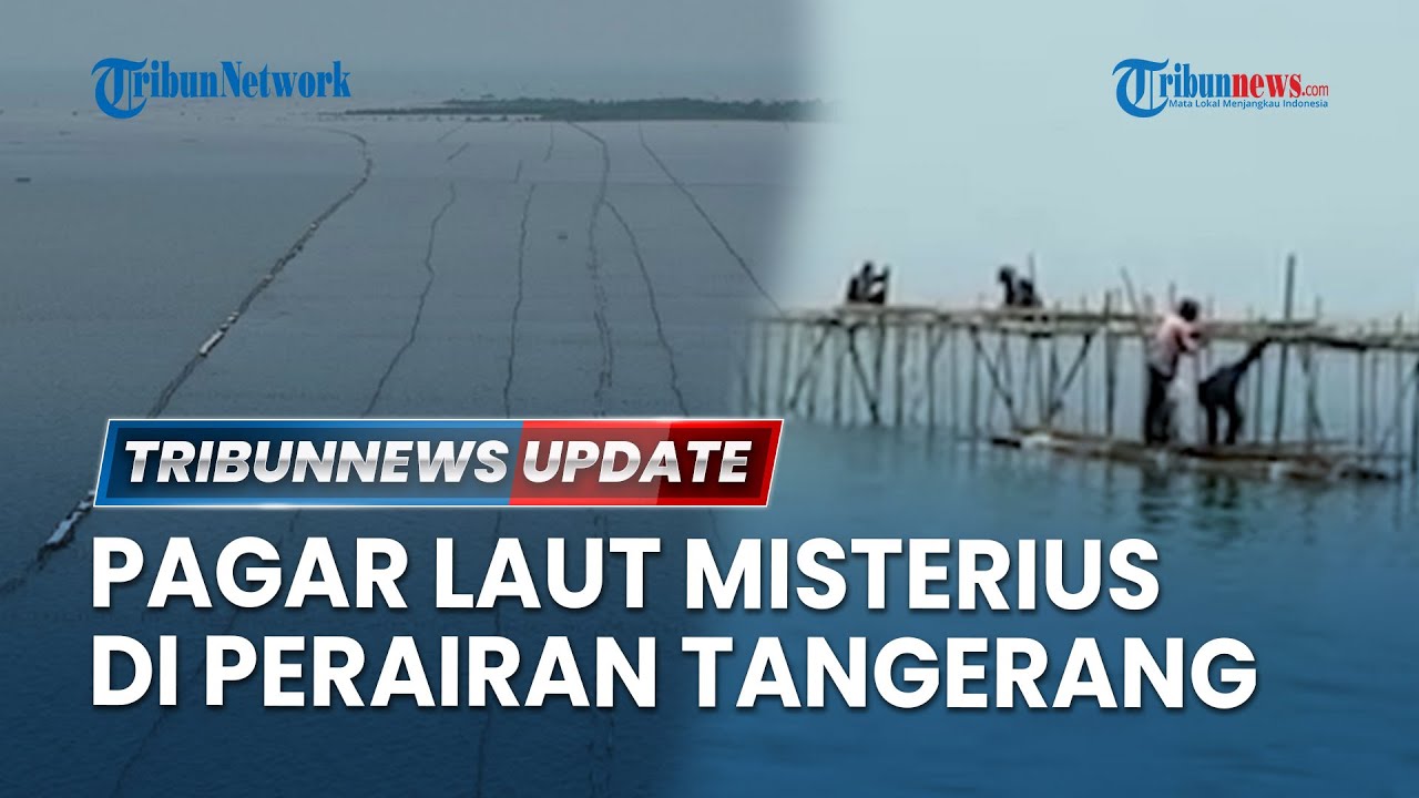 LIVE: Heboh Pagar Laut Misterius Sepanjang 30 Km di Perairan Tangerang, Kini Disegel Pemerintah ...