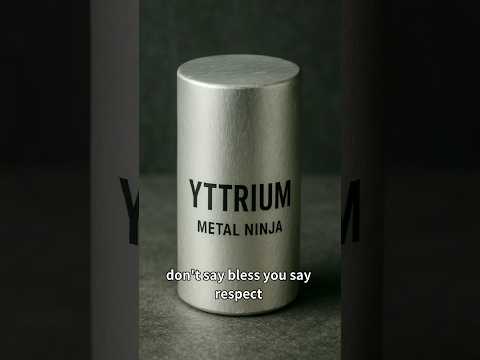 what is Yttrium? (Periodic table pt 39)#5minuteeverything #chemistry #learnin1minute #elements