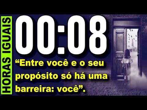 🕗 Significado das Horas Exatas 00:08, Significado das Horas Iguais 0008