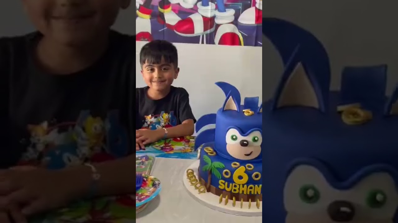 Subhan’s 6th Birthday Party! *Sonic Theme* See full vlog on my channel!