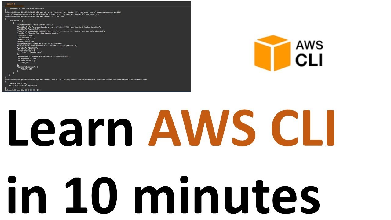 AWS CLI Tutorial | Learn to run AWS CLI commands in 10 minutes