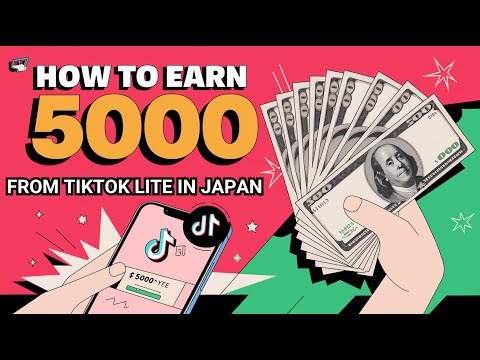 How to get 5000 Point from Tiktok Lite in Japan