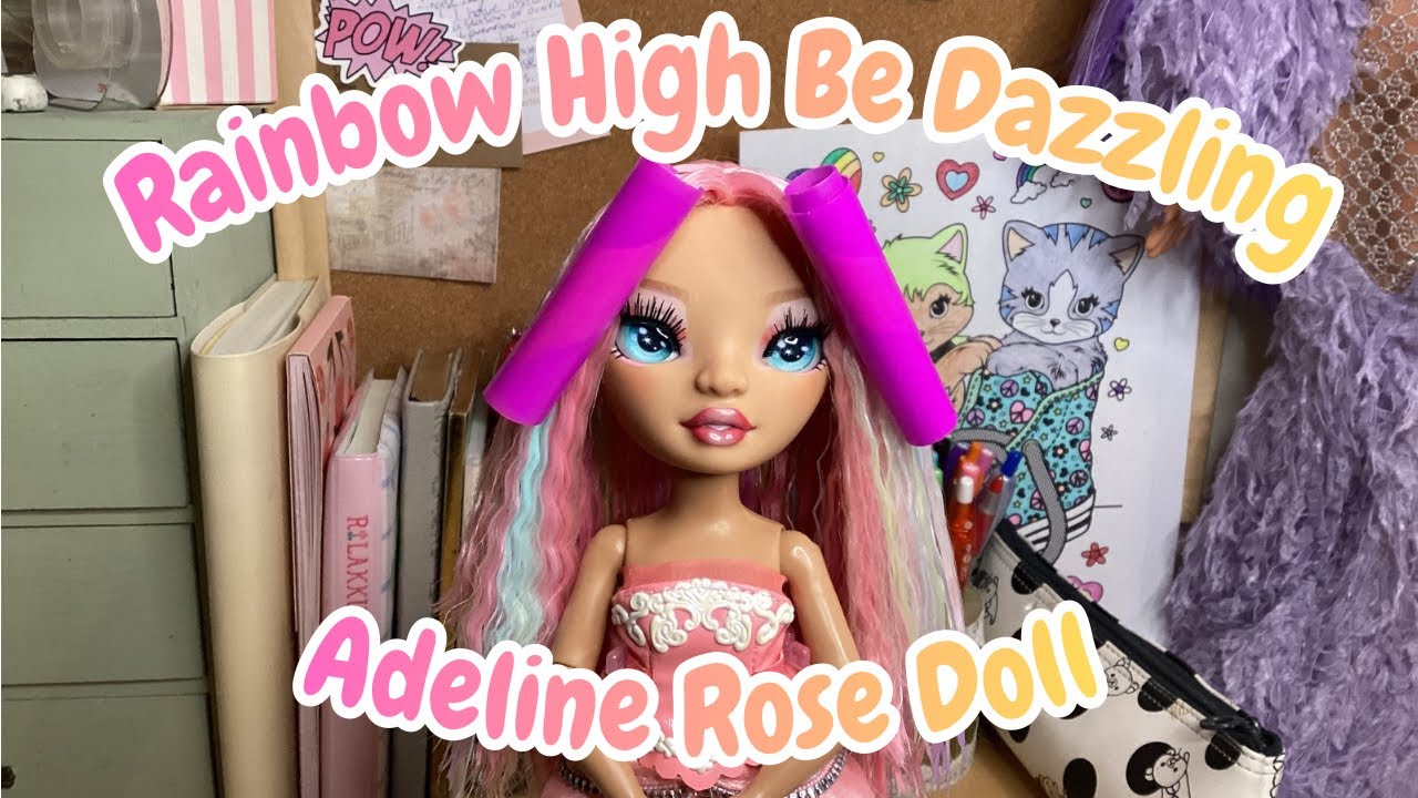 💐 2026 Rainbow High Be Dazzling Adeline Rose Doll Unboxing Spa Day And Review 