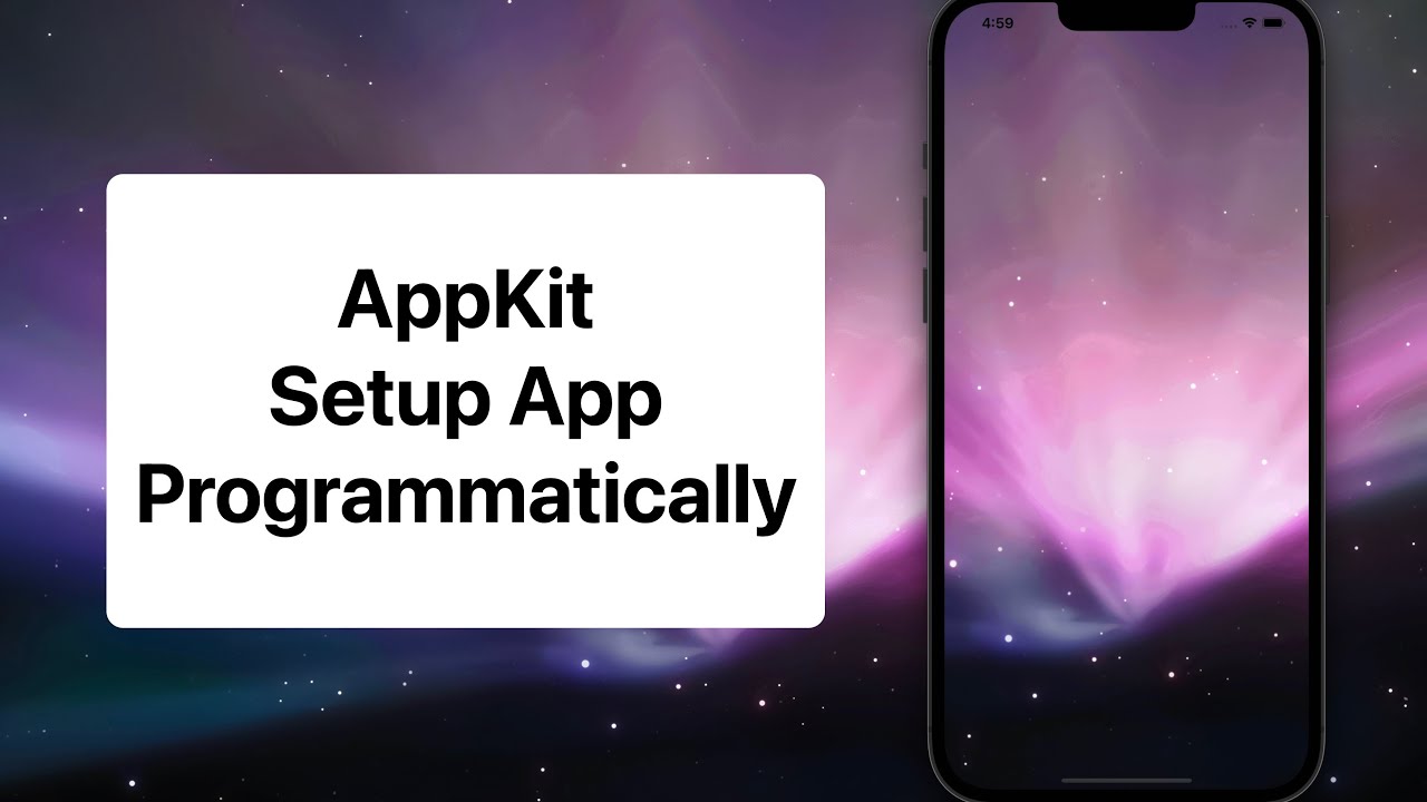 AppKit - Objective-C - Setup Project Programmatically No Storyboard - Xcode
