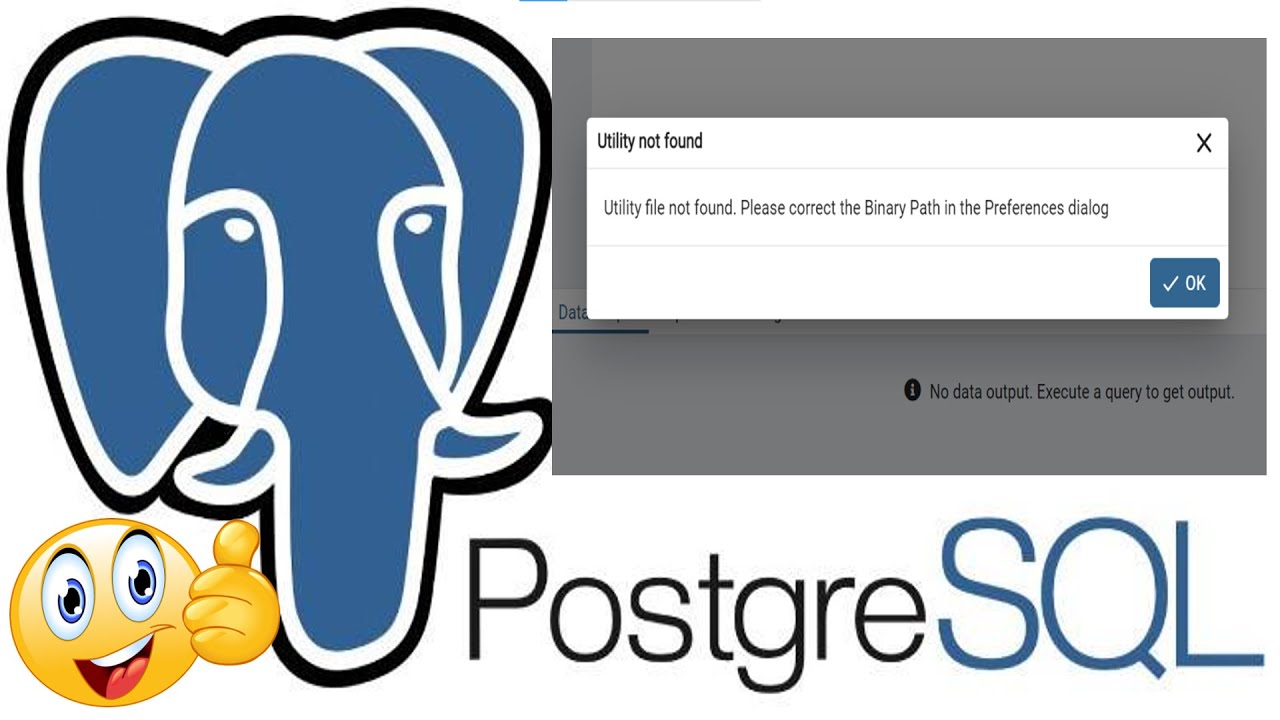 How To Resolve Utility File Not Found | Correct The Binary Path || pgAdmin 4 || PostgreSQL 14/15