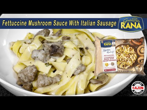 Fettuccine Mushroom Sauce With Italian Sausage | Giovanni Rana Signature Meal Kit