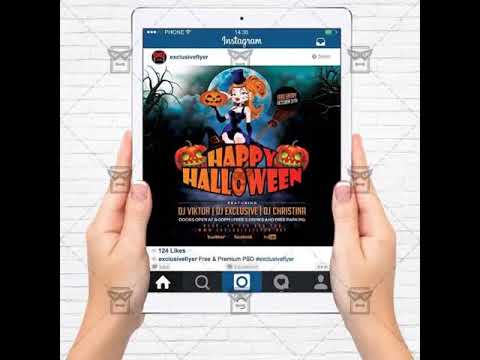Happy Halloween - Seasonal A5 Flyer Template